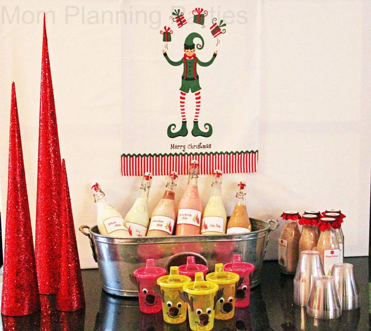 Cookies & Milk Christmas/Holiday Party Ideas | Photo 1 of 9 | Catch My ...