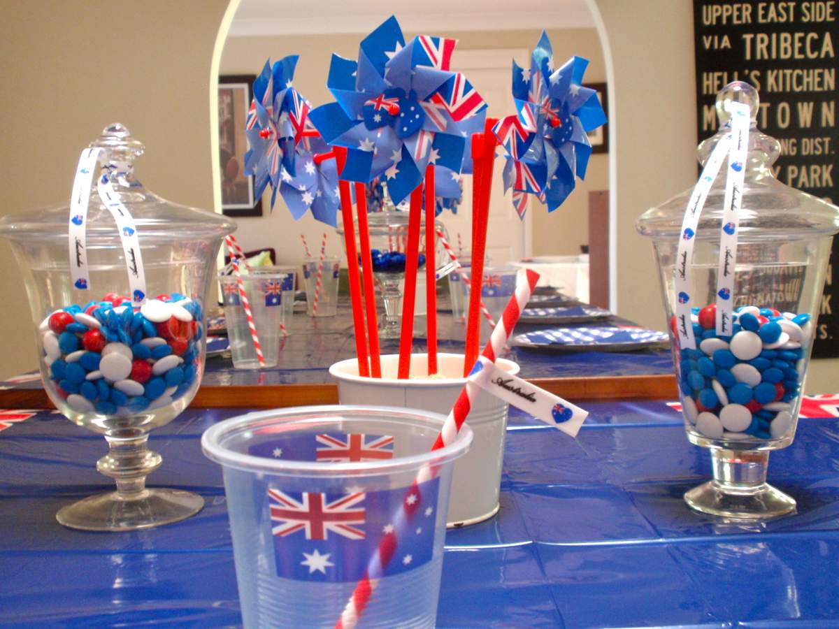 Australian Flag Summer Party Ideas | Photo 2 of 12 | Catch My Party