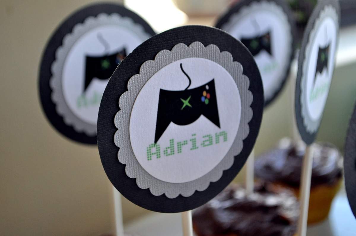 XBox Theme Birthday Party Ideas | Photo 1 of 11 | Catch My Party