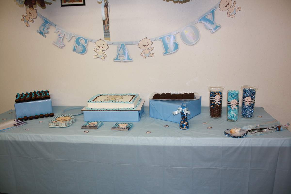 Baby boy blue Baby Shower Party Ideas | Photo 6 of 36 | Catch My Party