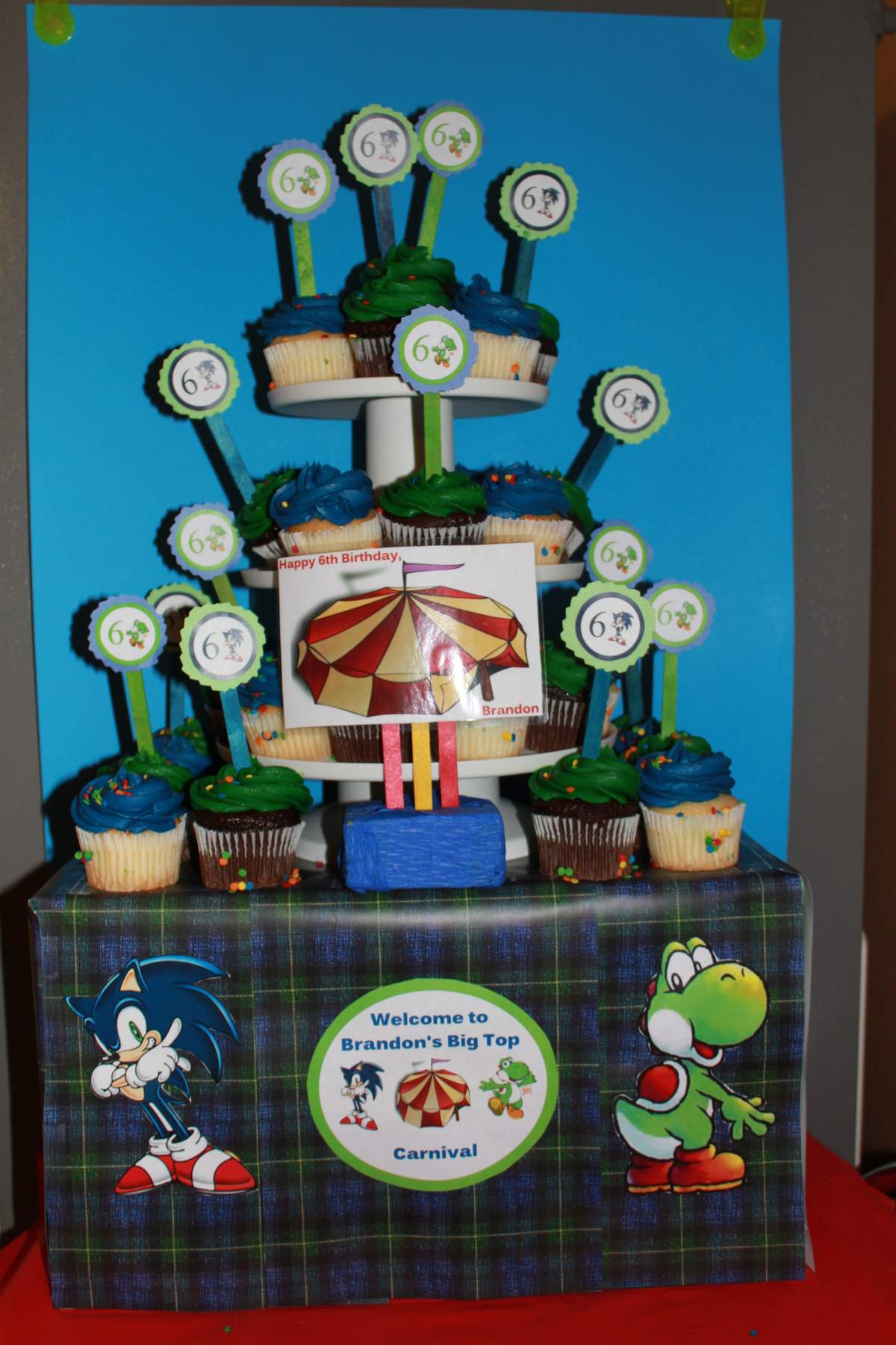 Sonic & Yoshi Carnival Birthday Party Ideas | Photo 35 of 50 | Catch My ...