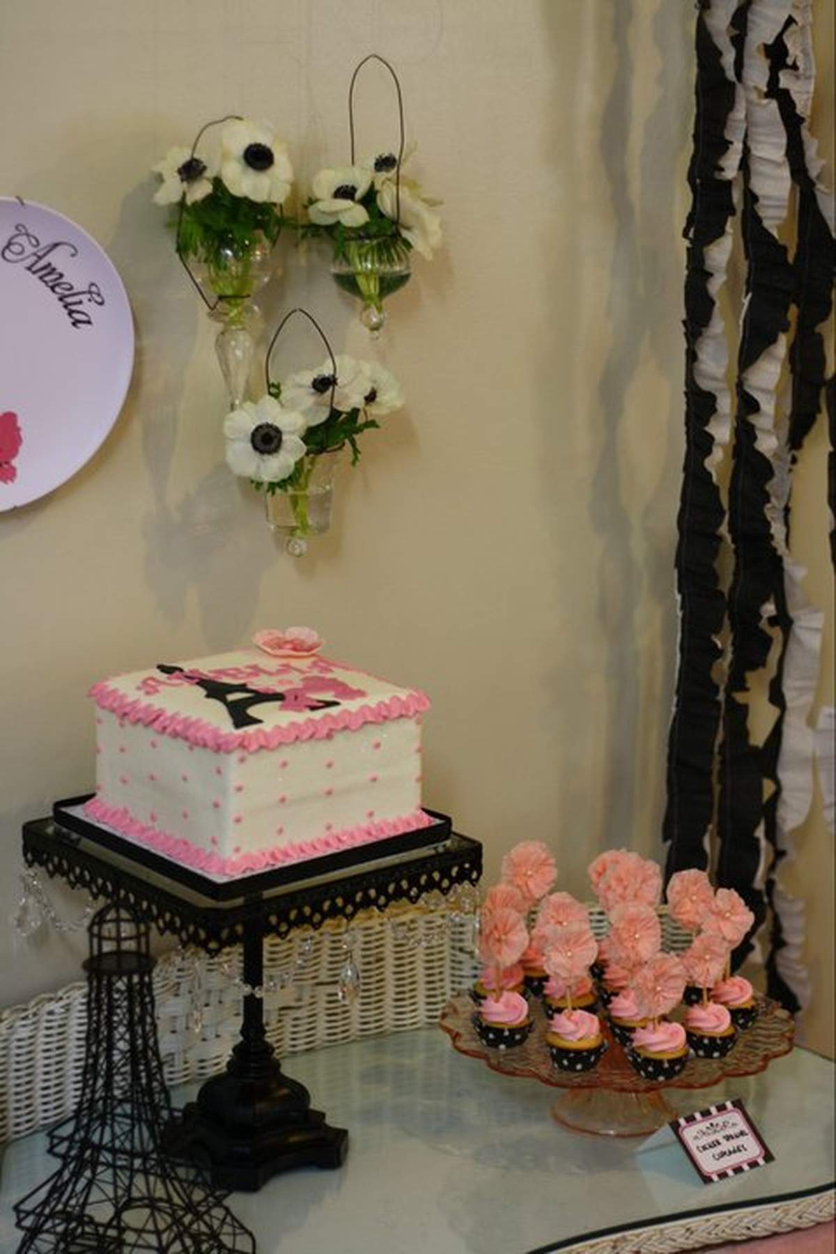 pink poodles, french accents, girly fun Birthday Party Ideas | Photo 2 ...