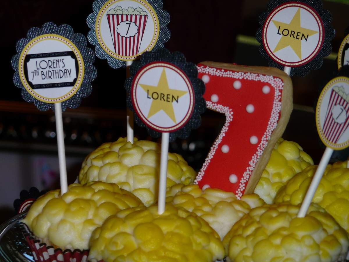 Popcorn and movies Movie Night Party Ideas | Photo 3 of 16 | Catch My Party