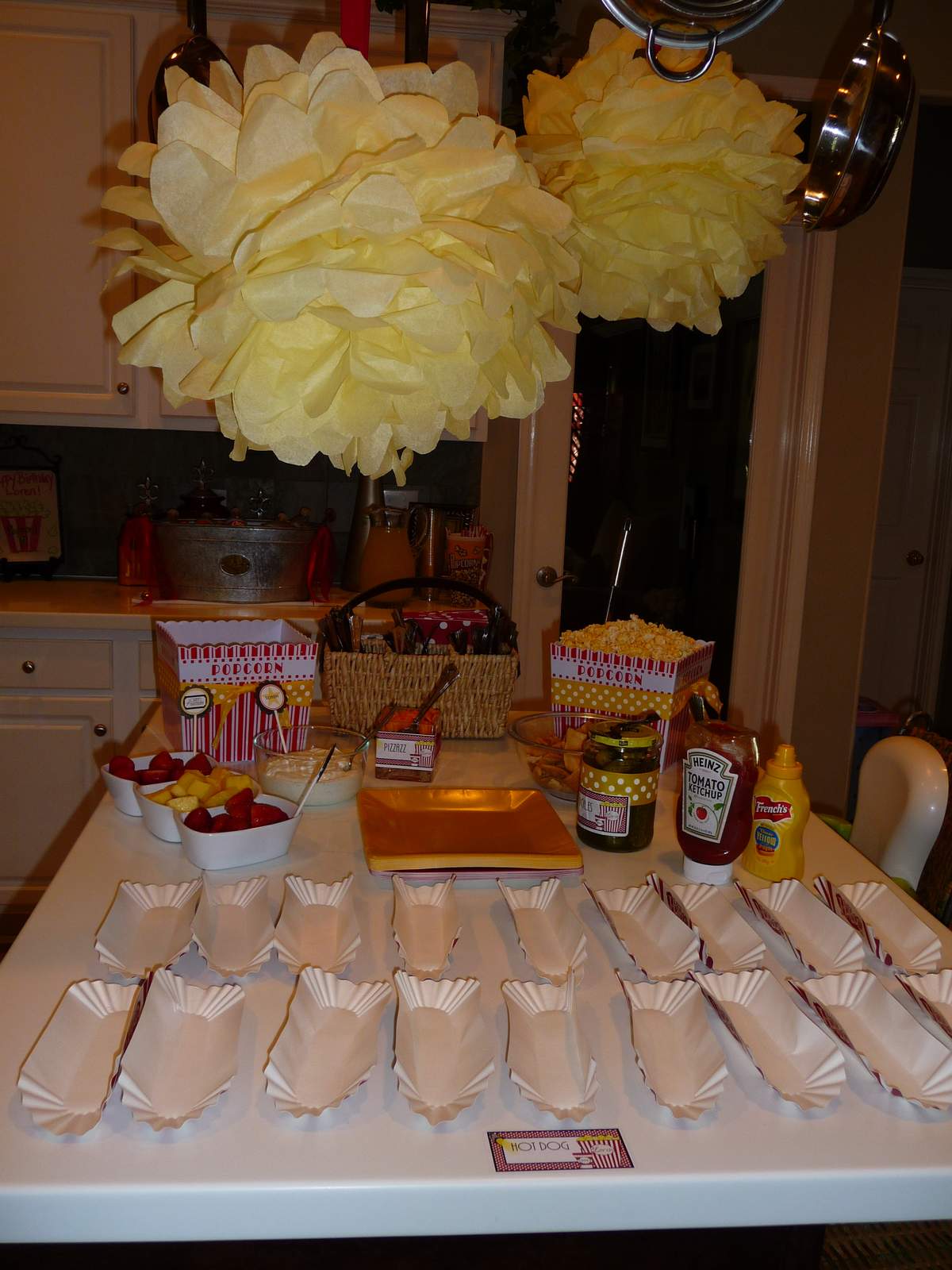 Popcorn and movies Movie Night Party Ideas | Photo 2 of 16 | Catch My Party