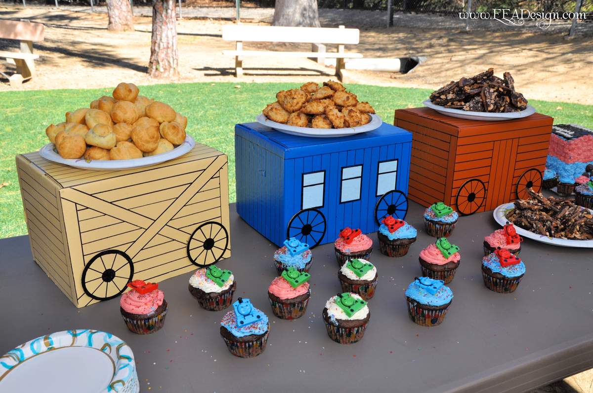 Trains Birthday Party Ideas | Photo 3 of 6 | Catch My Party
