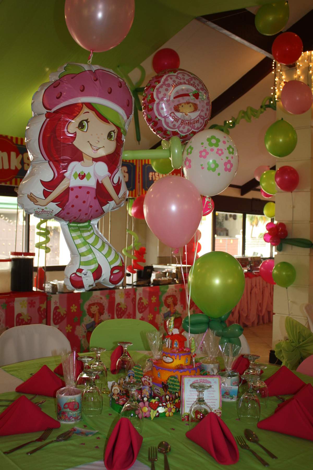 Strawberry Shortcake Birthday Party Ideas | Photo 2 of 16 | Catch My Party
