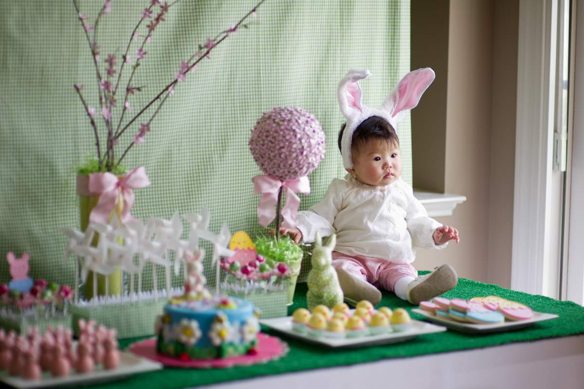 Gingham Easter Party Ideas | Photo 2 of 30 | Catch My Party