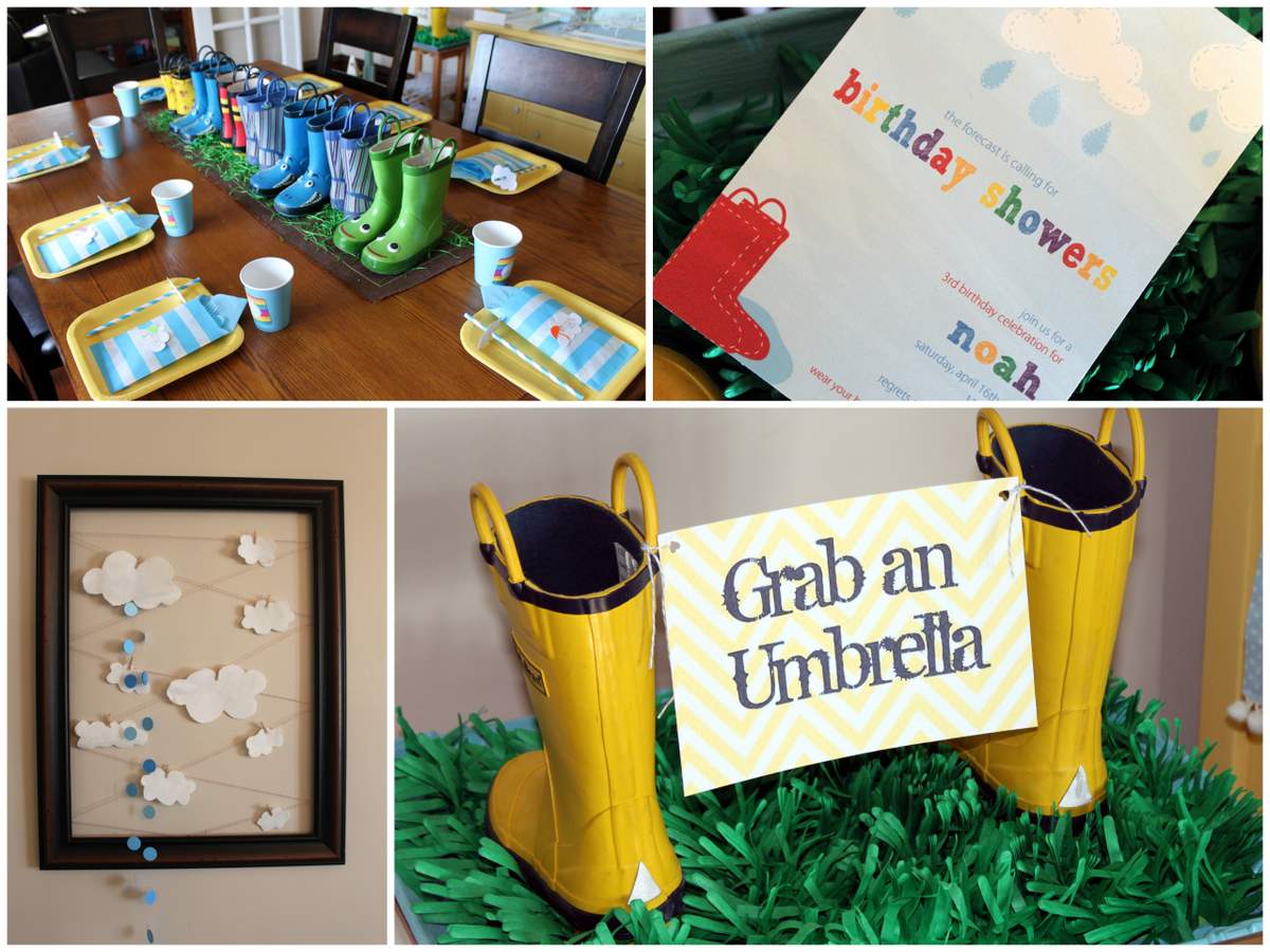 April Showers Birthday Party Ideas Photo 2 Of 21 Catch My Party April Showers Birthday Party Ideas Photo 2 Of 21 Catch My Party