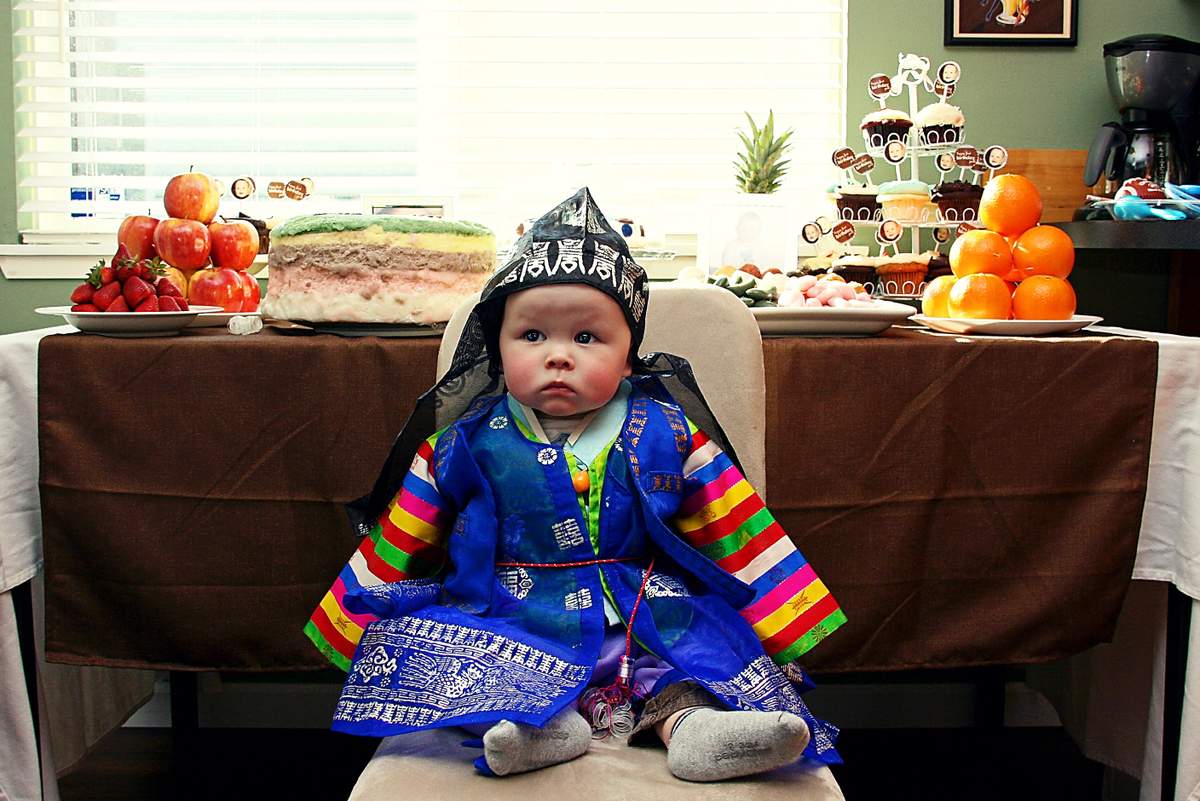 Korean Dol/1st Birthday Birthday Party Ideas | Photo 5 of 22 | Catch My ...