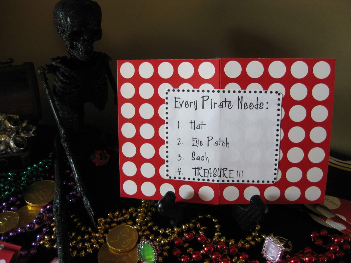 Polka dots and Pirates Birthday Party Ideas | Photo 4 of 20 | Catch My ...