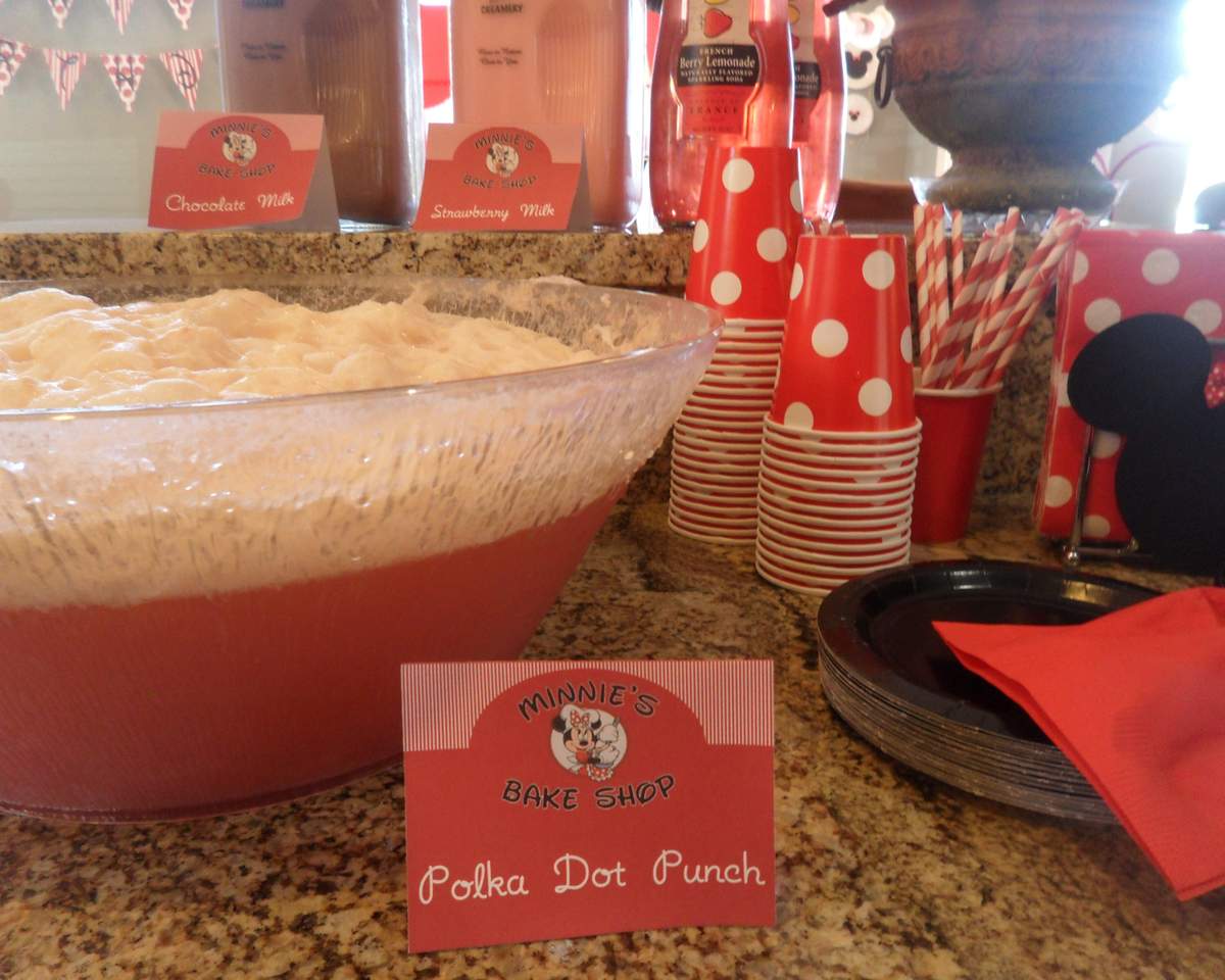 Minnie Mouse Bake Shop/Baking Party Birthday Party Ideas | Photo 1 of ...