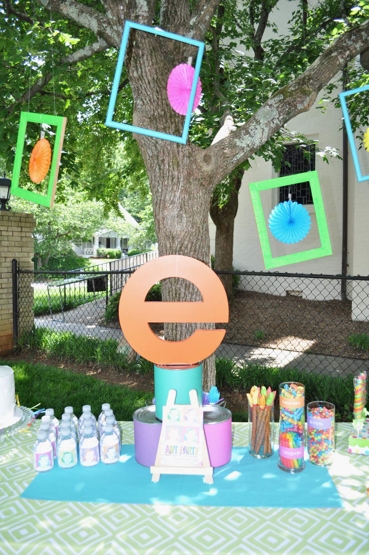 Art Party Birthday Party Ideas | Photo 23 of 24 | Catch My Party