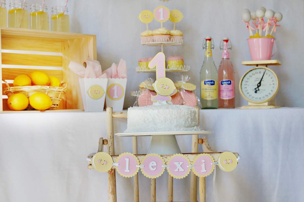 Pink Lemonade Birthday Party Ideas | Photo 2 of 14 | Catch My Party