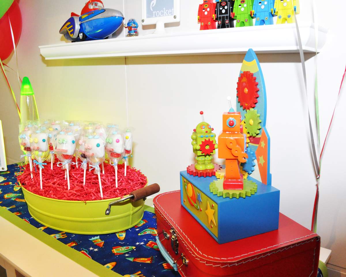 Robots & Rockets Birthday Party Ideas | Photo 5 of 66 | Catch My Party