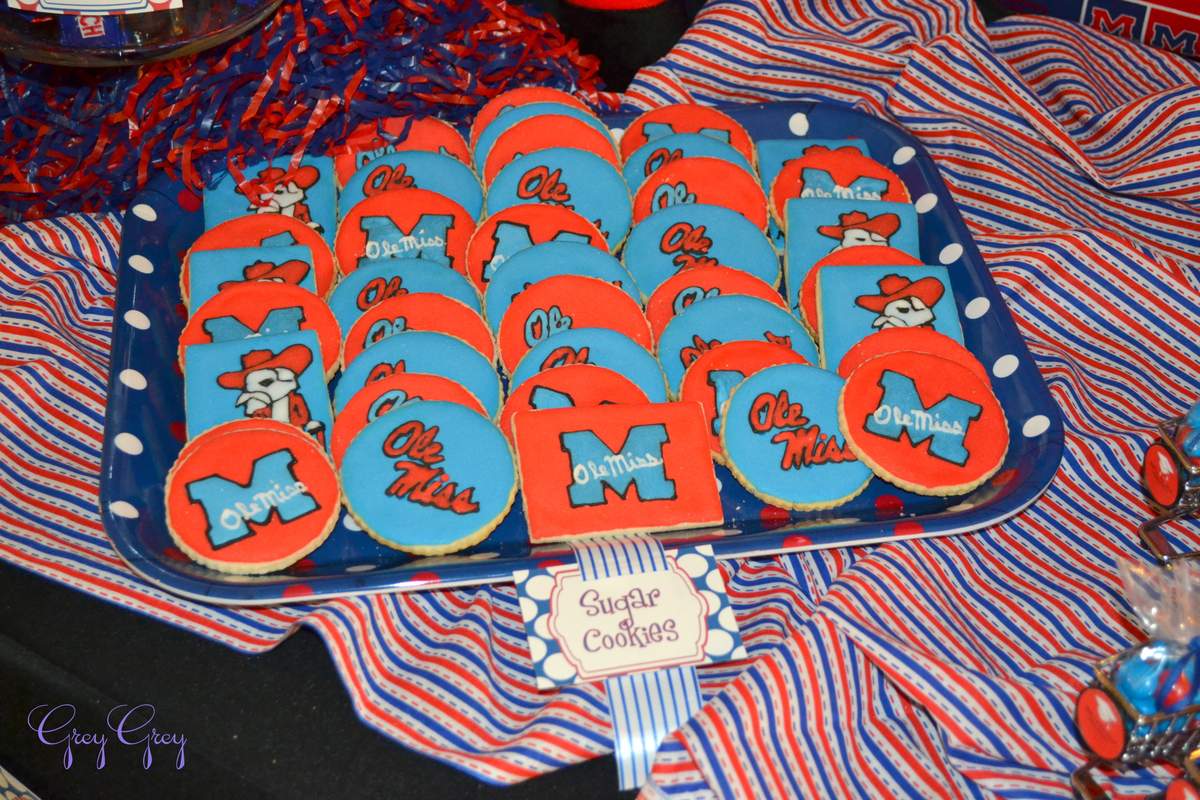 Ole Miss/Hot Damask Graduation/End of School Party Ideas | Photo 3 of ...