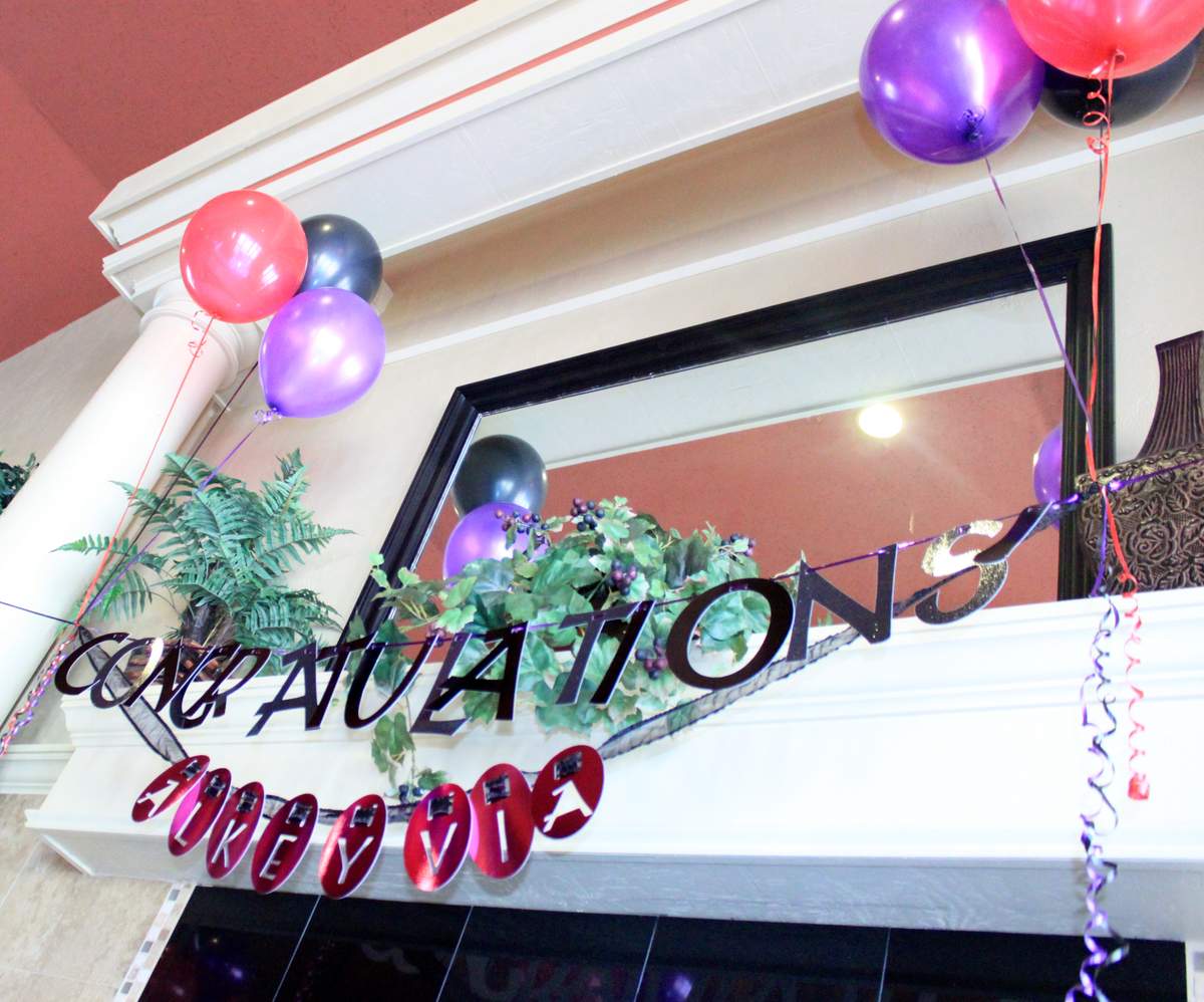 Sophisticated Fun Graduation/End of School Party Ideas | Photo 15 of 17 ...