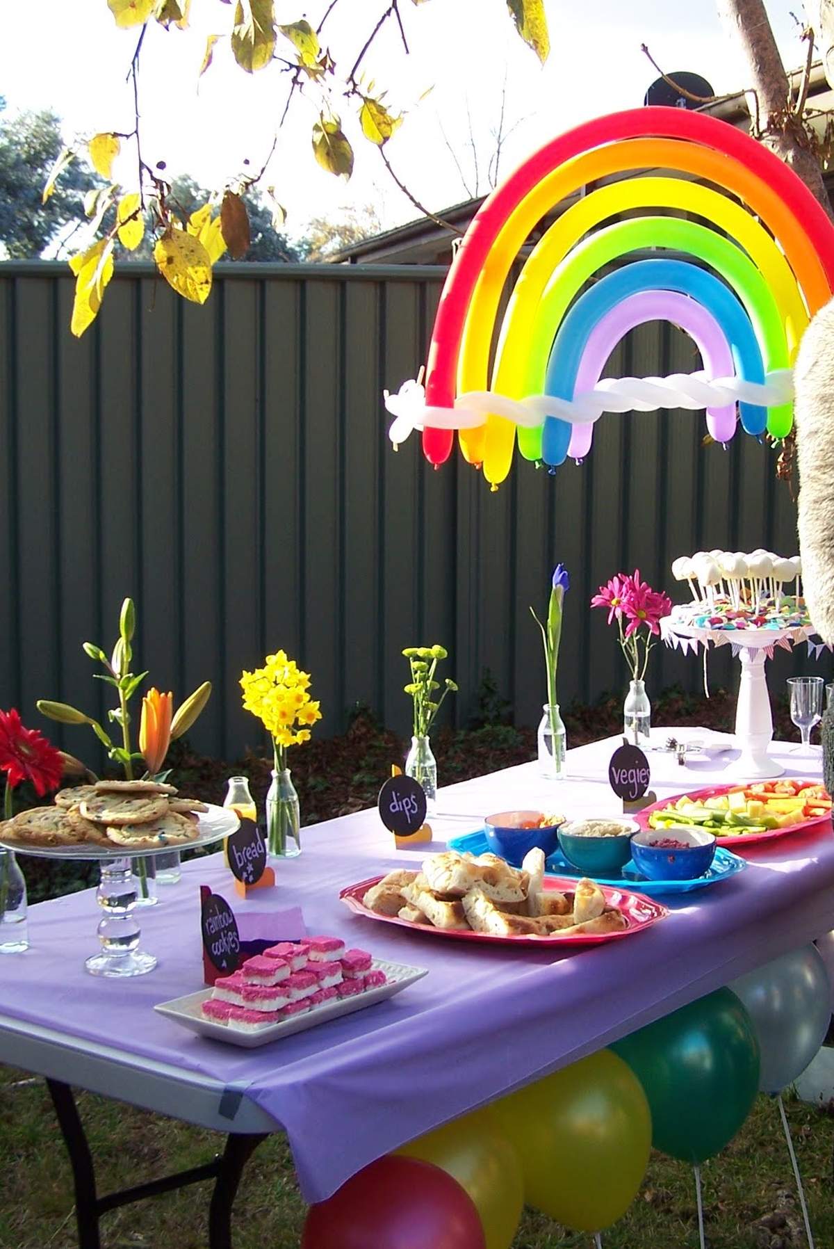 Rainbow Birthday Party Ideas | Photo 1 of 22 | Catch My Party