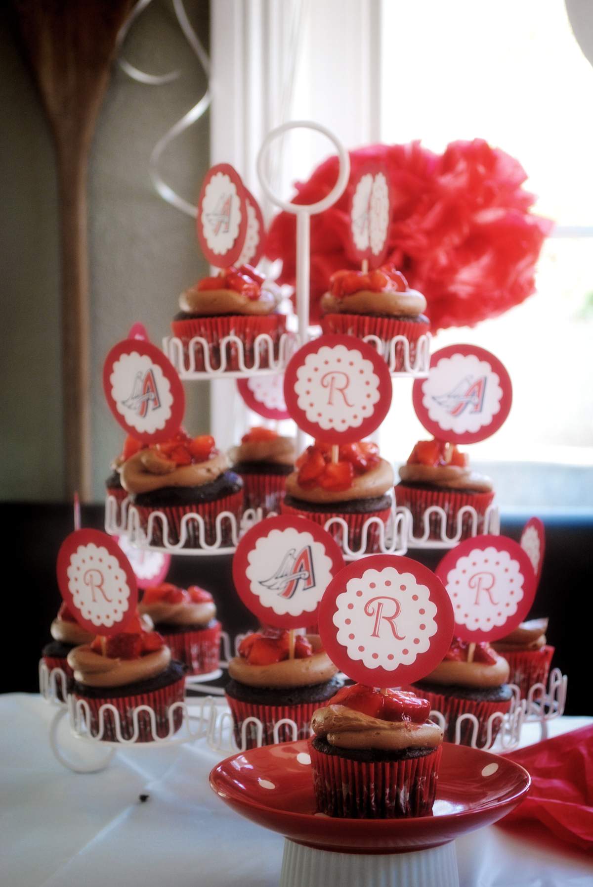 Red, white and the Angels Birthday Party Ideas | Photo 12 of 12 | Catch ...