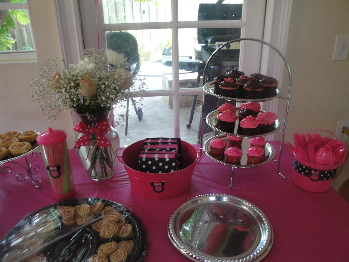 Minnie Mouse Polka dots Birthday Party Ideas | Photo 3 of 20 | Catch My Party