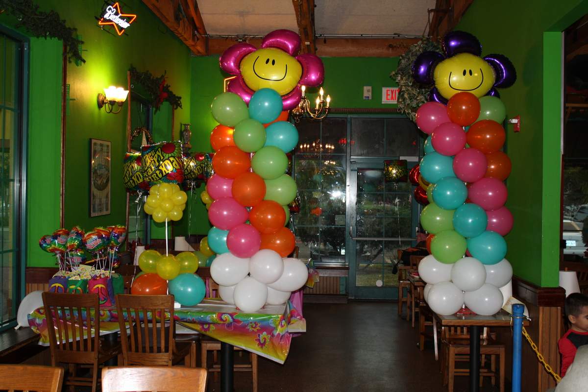 Groovy 60 s Birthday Party Ideas Photo 1 Of 7 Catch My Party