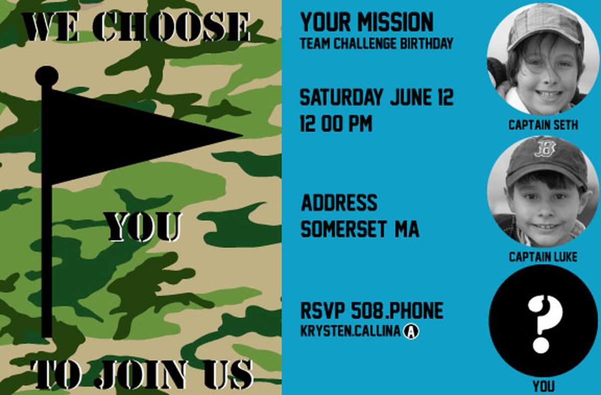 Team Adventure Birthday Party Ideas | Photo 19 of 35 | Catch My Party