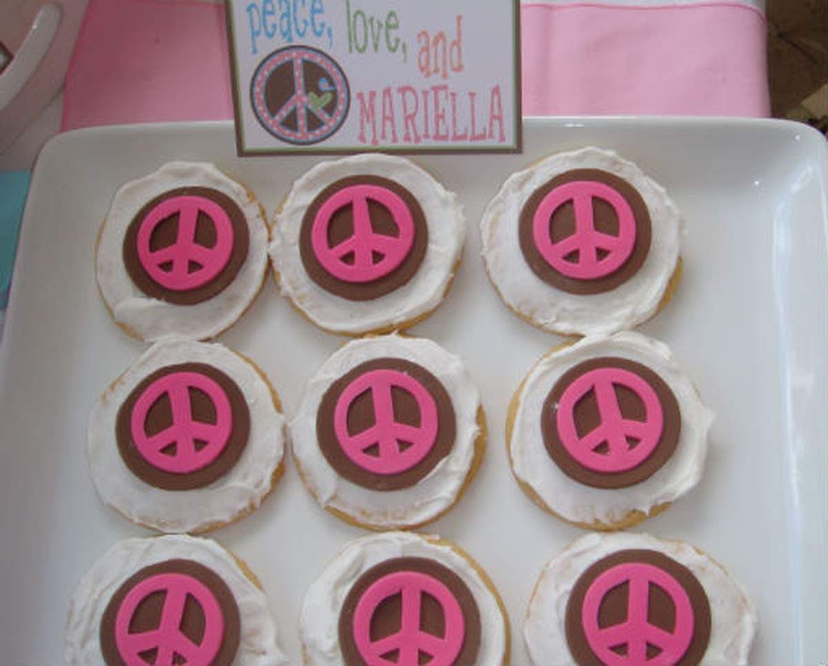 Peace Sign Swim Party Birthday Party Ideas | Photo 10 of 13 | Catch My ...