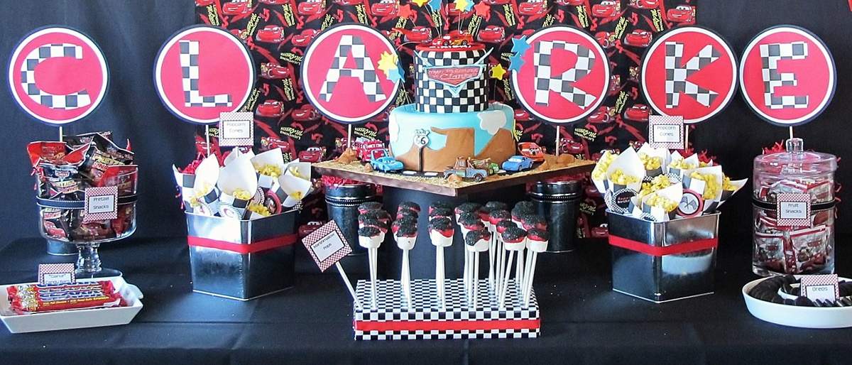 Cars Birthday Party Ideas | Photo 1 of 15 | Catch My Party