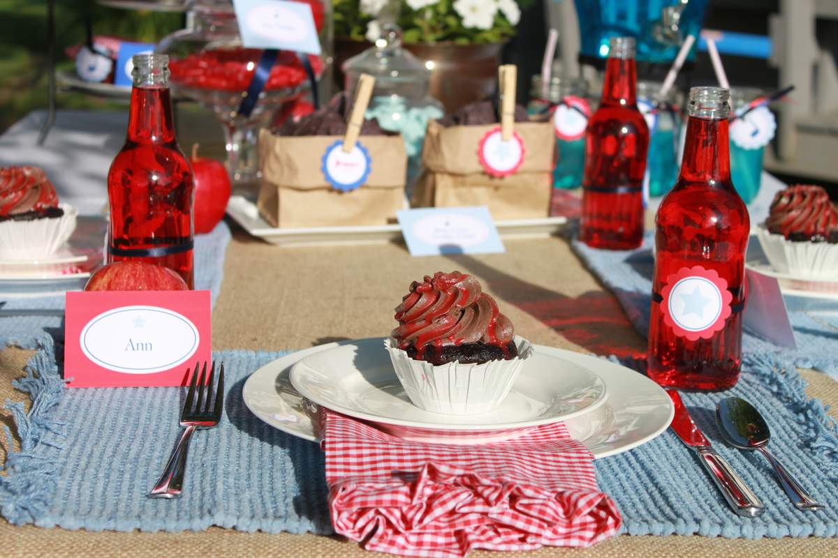 4th of July "Rustic Star Spangled Banner Inspired Party" | Catch My Party