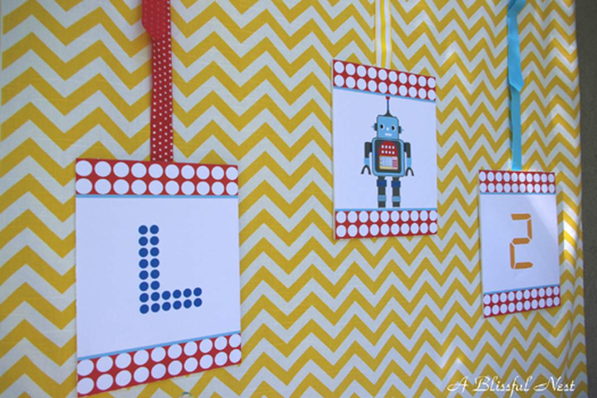 Robots Birthday Party Ideas | Photo 15 of 16 | Catch My Party