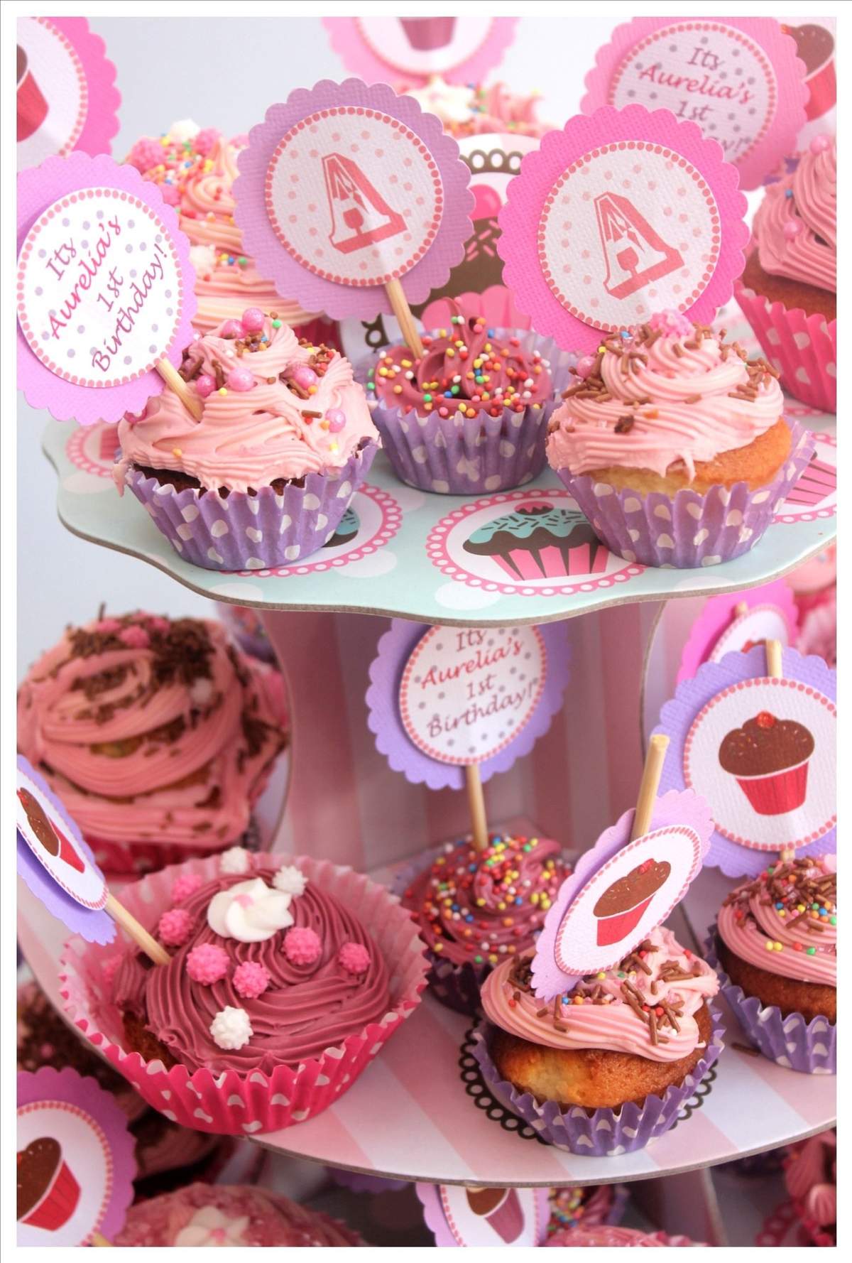 Cupcakes! Birthday Party Ideas | Photo 1 of 28 | Catch My Party