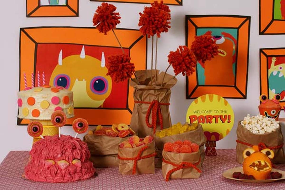 Monsters Birthday Party Ideas | Photo 4 of 12 | Catch My Party