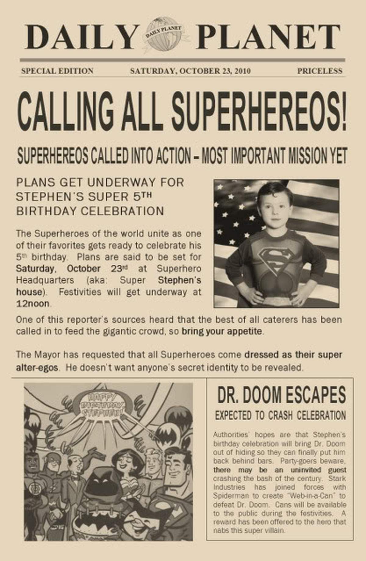 Superheros Birthday Party Ideas | Photo 1 of 19 | Catch My Party