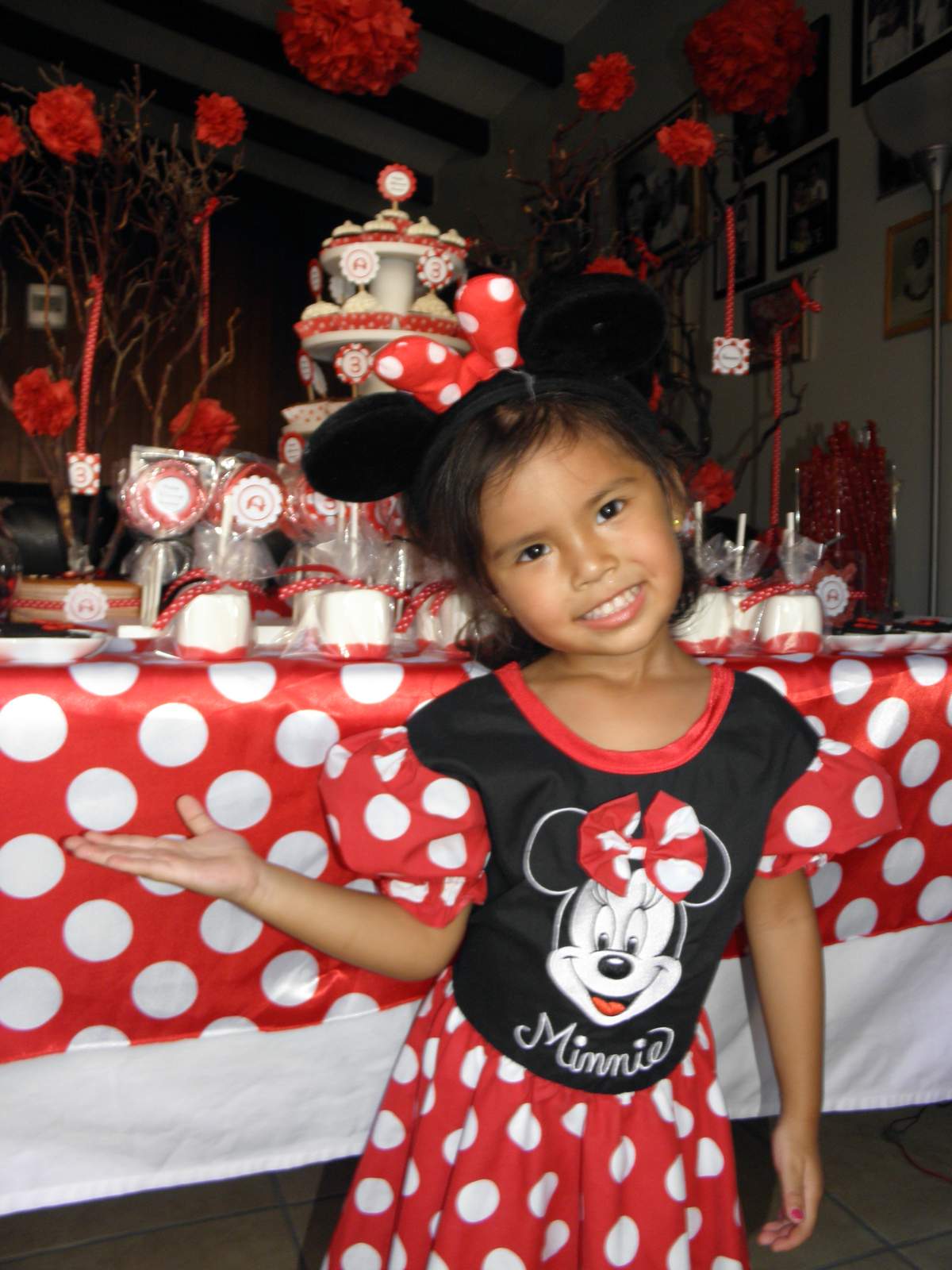 Minnie Mouse Polka dots Birthday Party Ideas | Photo 6 of 19 | Catch My Party