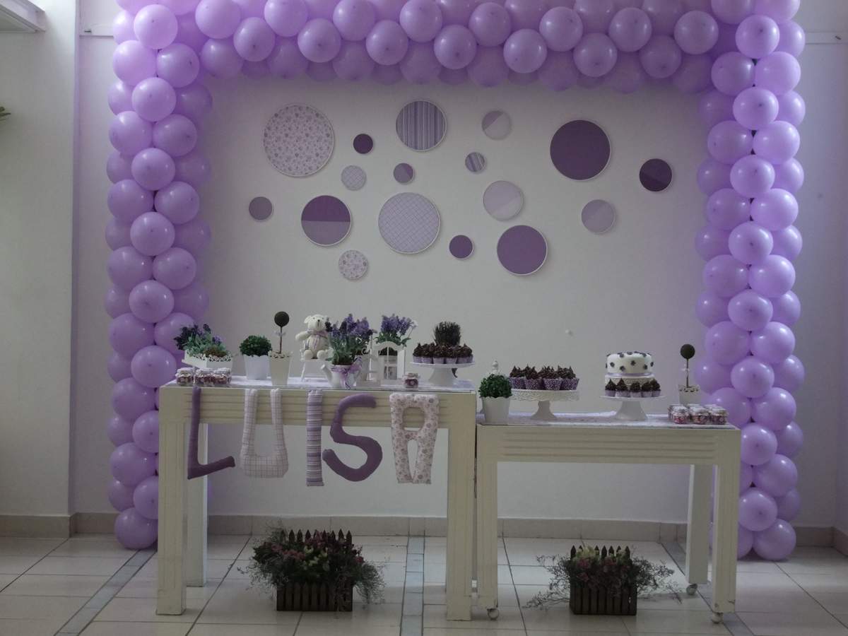 Lavander flower Birthday Party Ideas | Photo 1 of 18 | Catch My Party
