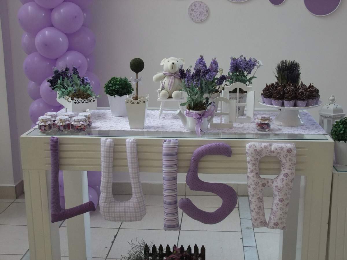 Lavander flower Birthday Party Ideas | Photo 1 of 18 | Catch My Party