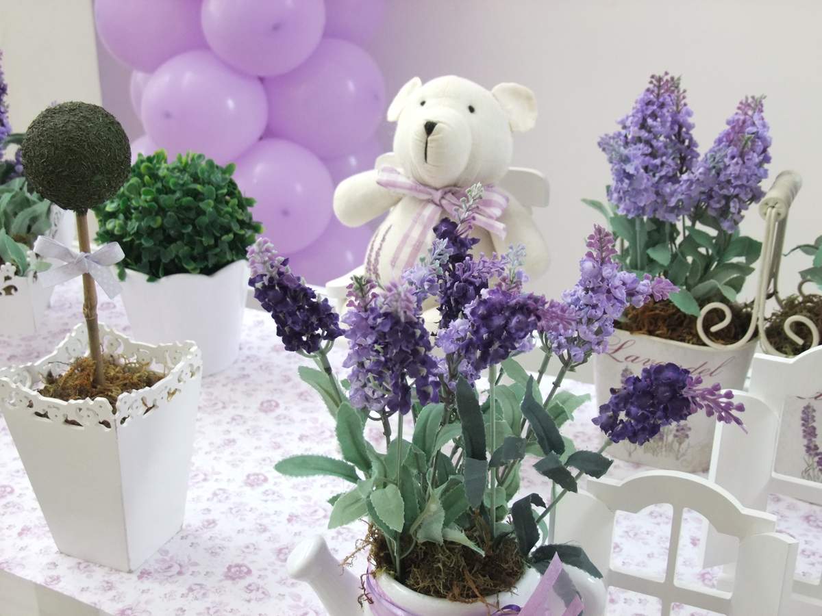 Lavander flower Birthday Party Ideas | Photo 1 of 18 | Catch My Party