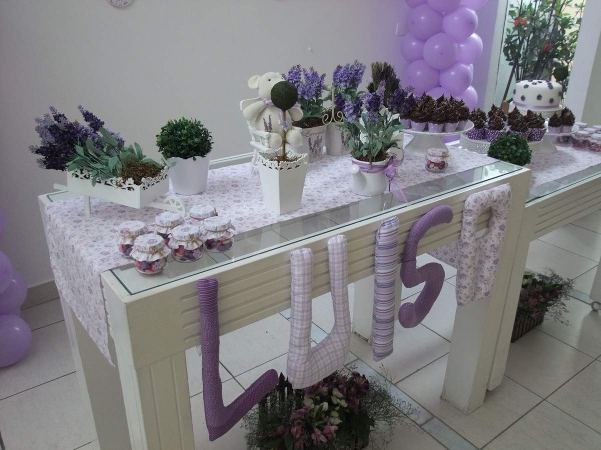 Lavander flower Birthday Party Ideas | Photo 1 of 18 | Catch My Party