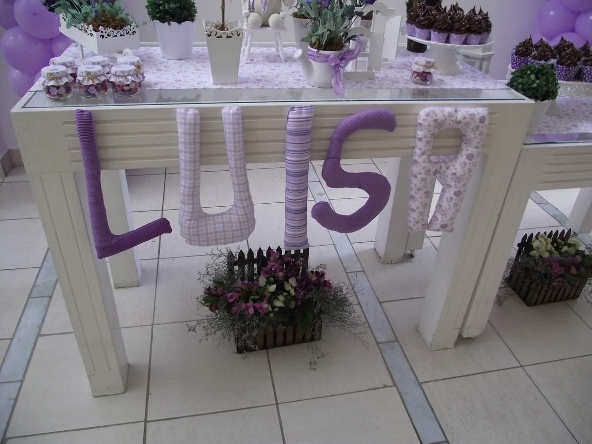 Lavander flower Birthday Party Ideas | Photo 13 of 18 | Catch My Party