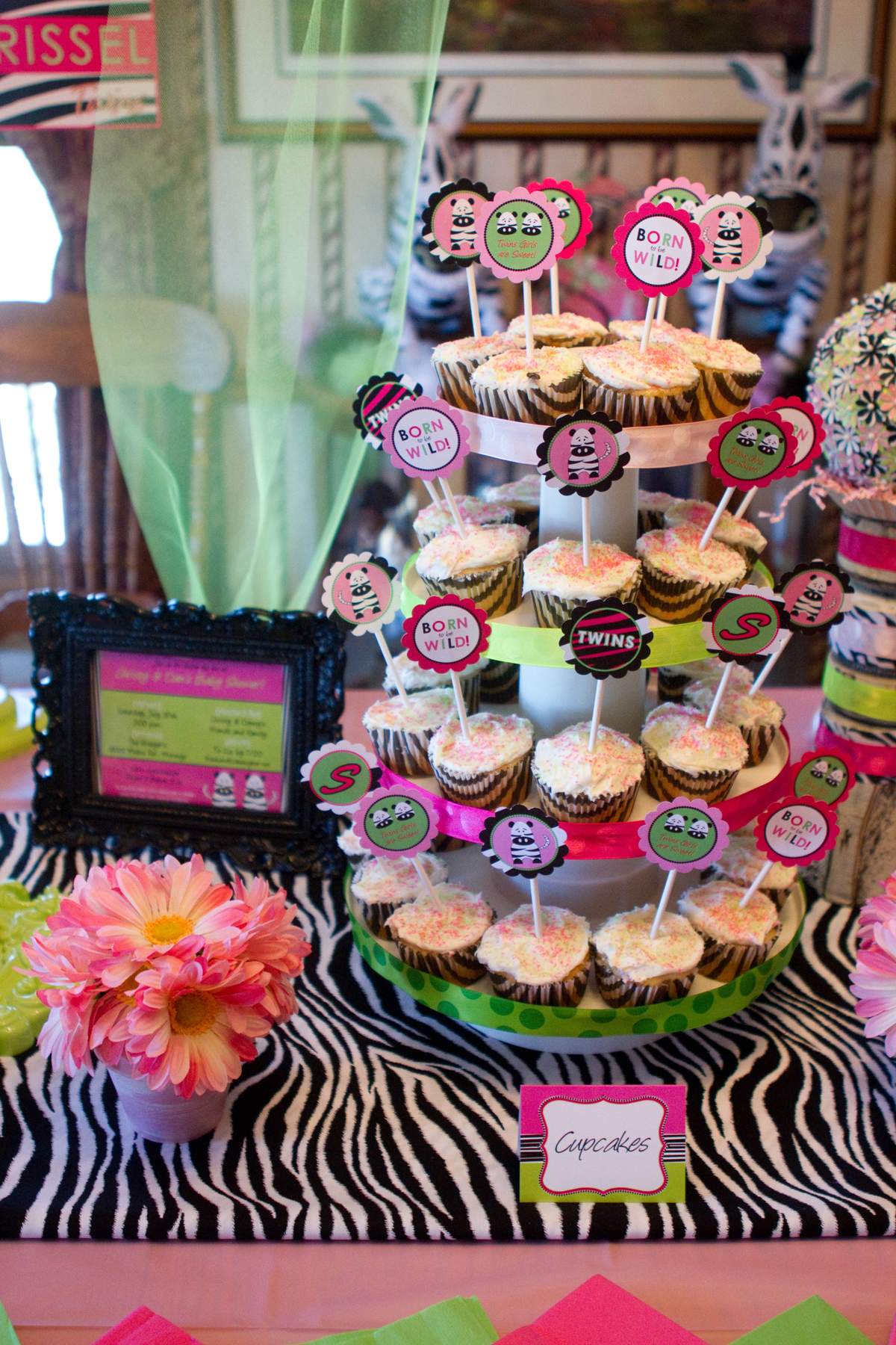 Zebra Party Baby Shower Party Ideas | Photo 32 of 37 | Catch My Party
