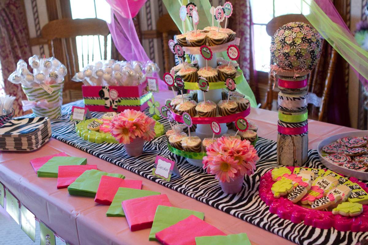 Zebra Party Baby Shower Party Ideas | Photo 6 of 37 | Catch My Party