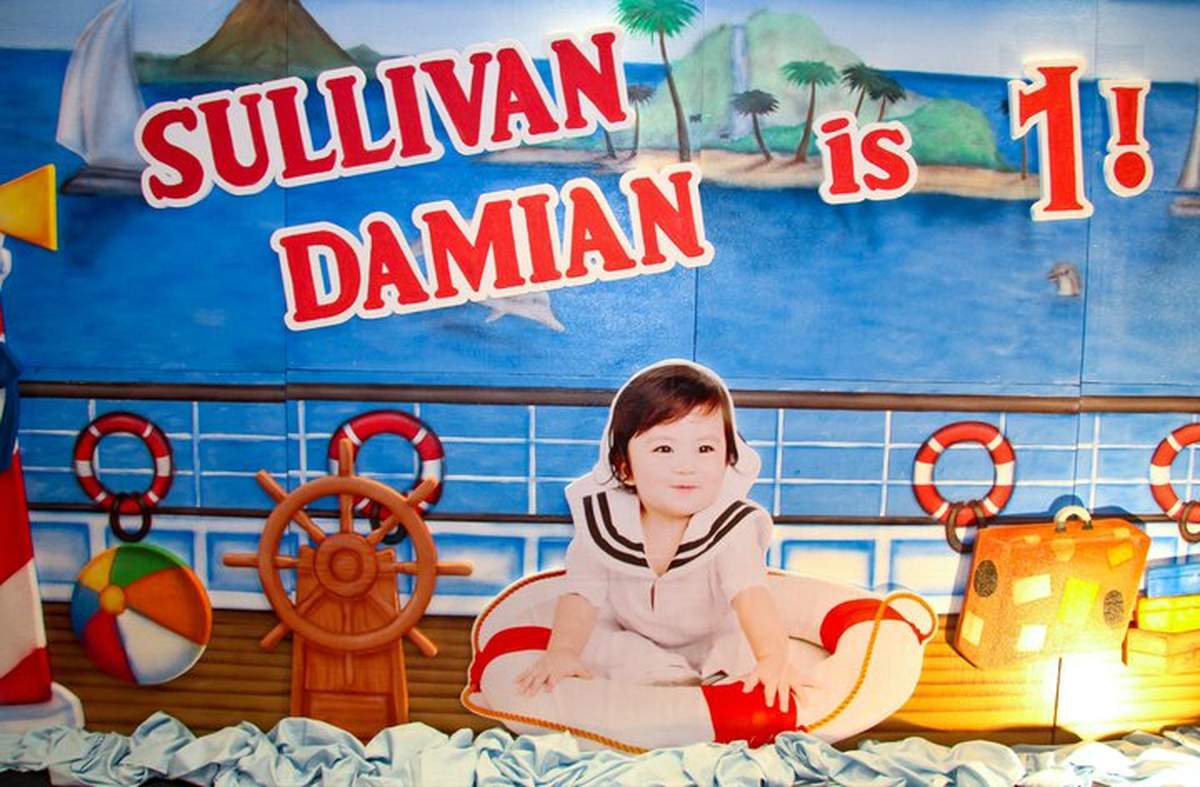 Nautical/Cruise Ship Birthday Party Ideas | Photo 12 of 84 | Catch My Party