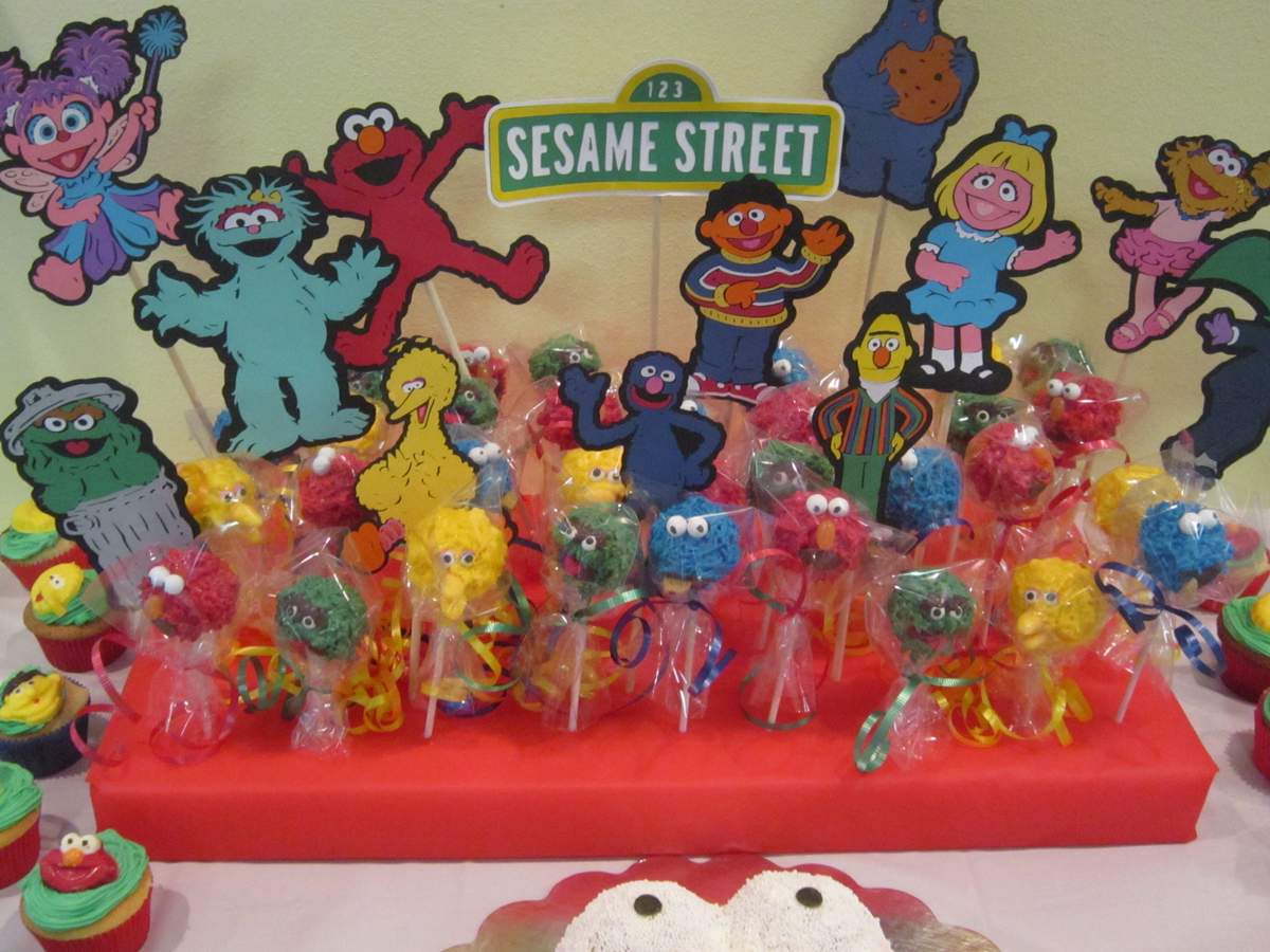 Elmo Sesame Street Birthday Party Ideas Photo 7 Of 7 Catch My Party