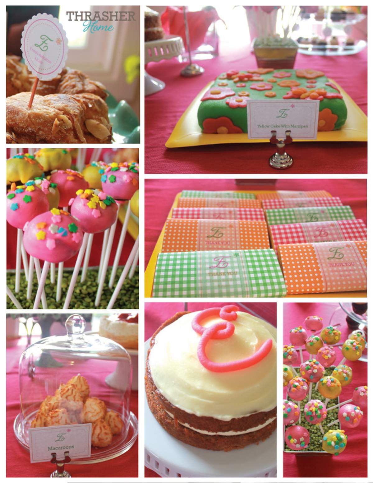 Spring, flowers / Baptism "Emma's Dedication" | Catch My Party