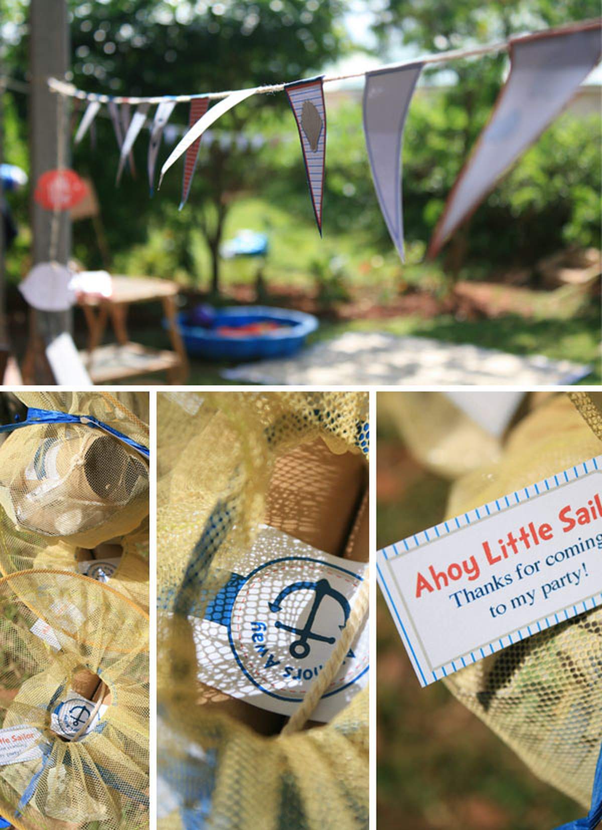 Sailor/nautical Birthday Party Ideas | Photo 4 of 8 | Catch My Party