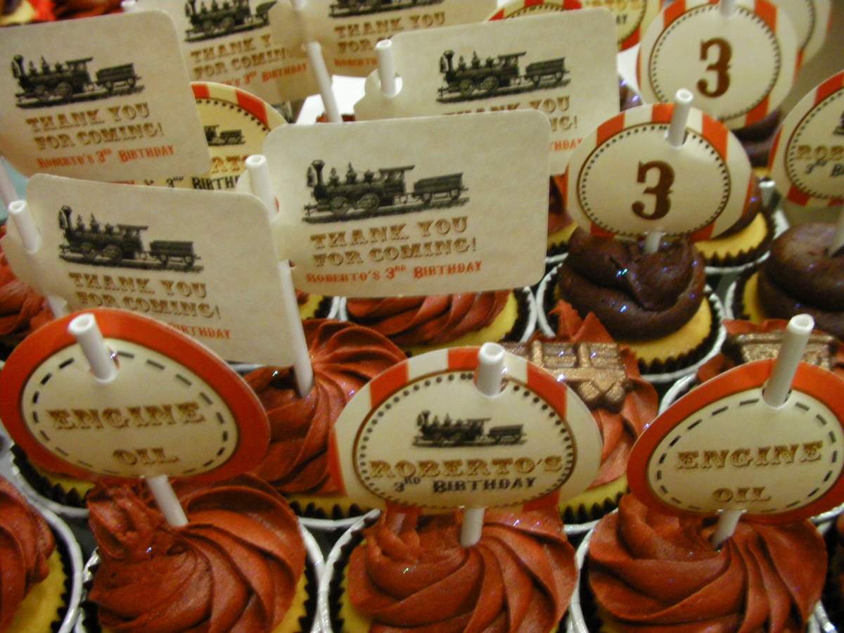 Vintage Train Party Birthday Party Ideas | Photo 25 of 53 | Catch My Party