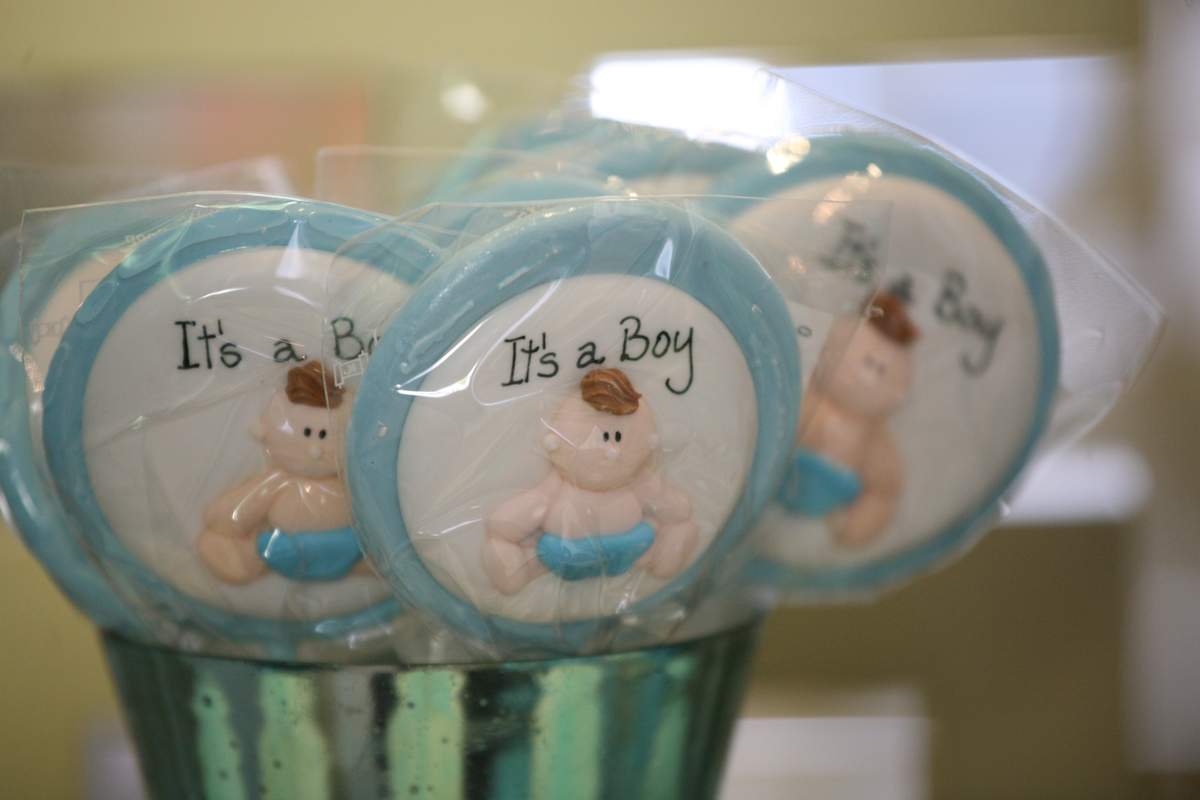 Green and Blue Baby Shower, Afternoon Tea Baby Shower Party Ideas ...