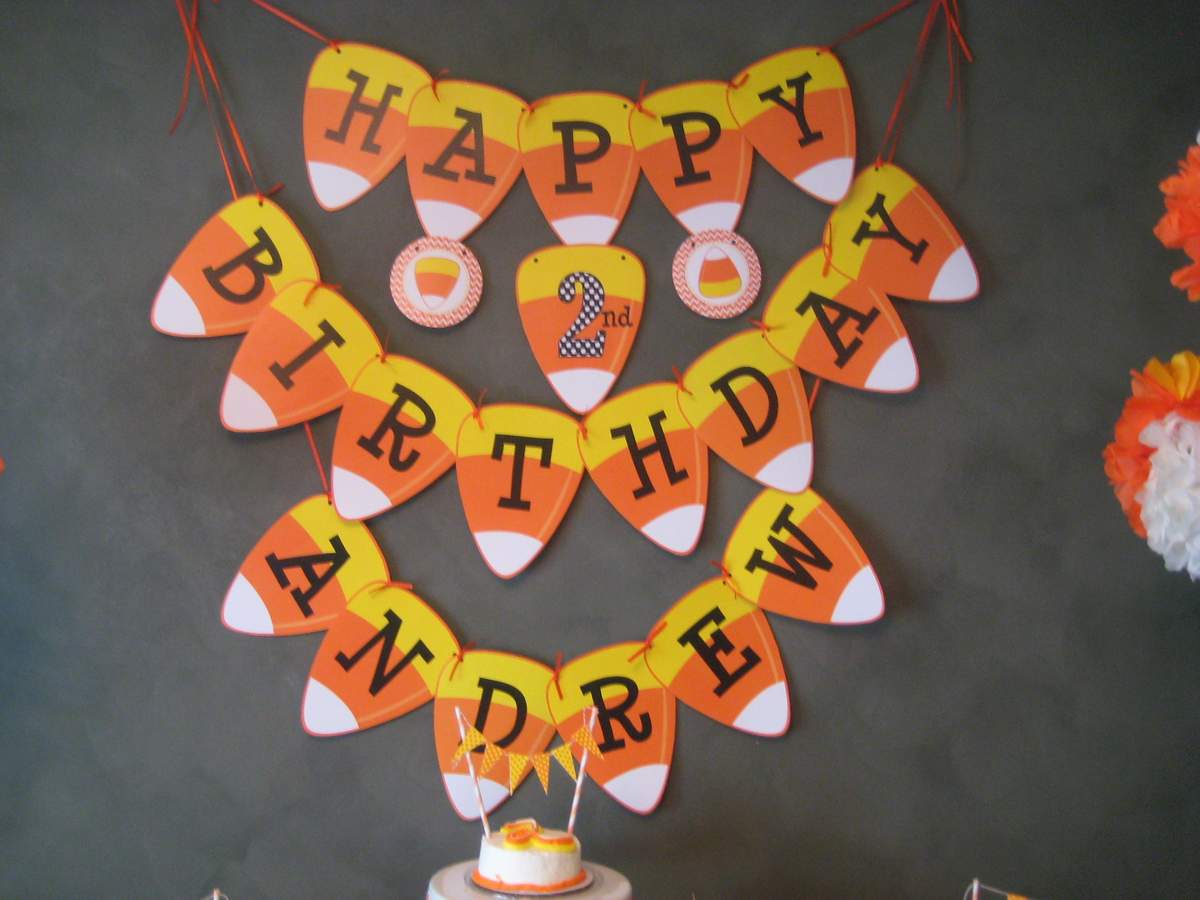 Candy Corn Birthday Party Ideas | Photo 33 of 36 | Catch My Party