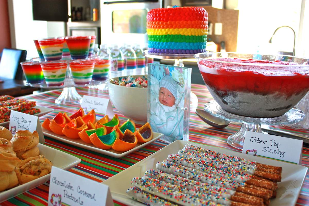 Rainbows and Unicorns Birthday Party Ideas | Photo 34 of 37 | Catch My ...