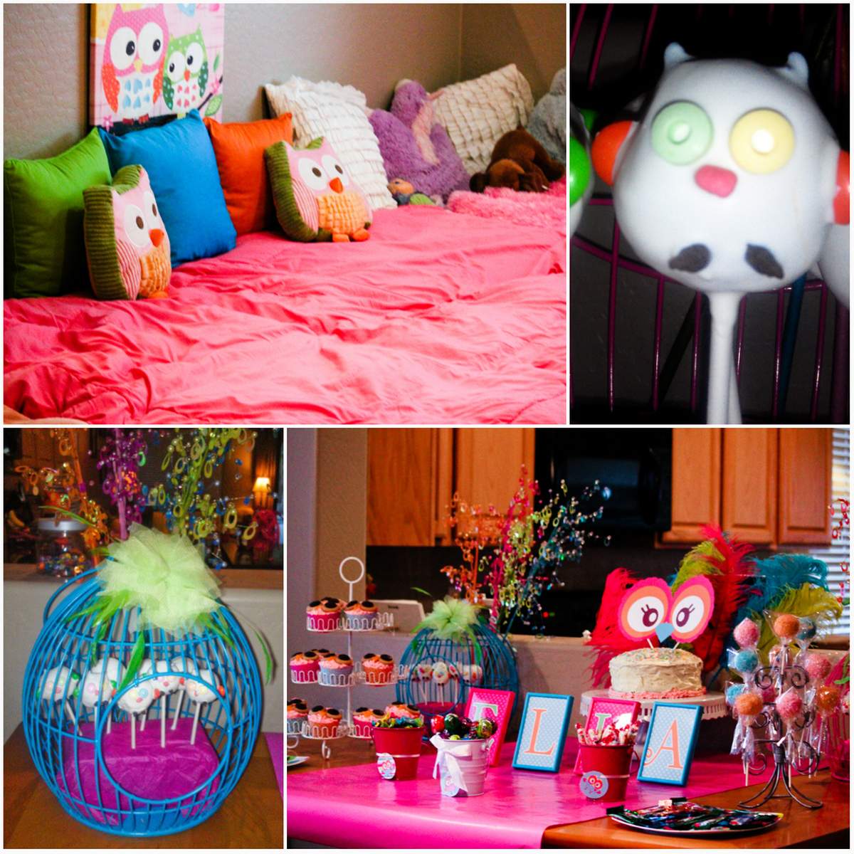 Night Owl, Pajama Party, Sleepover, Slumber Party Birthday Party Ideas ...