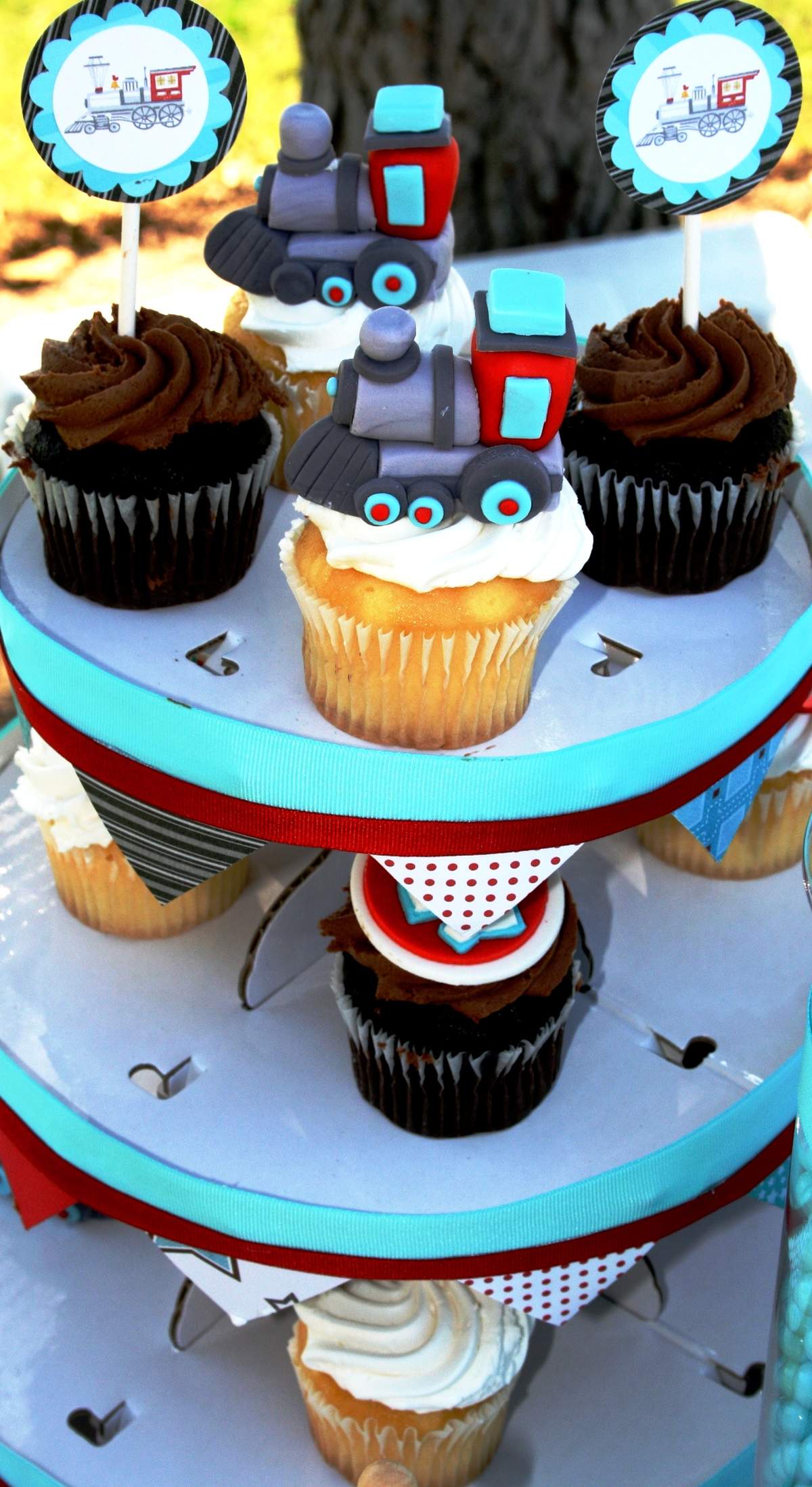 Vintage Trains Birthday Party Ideas | Photo 20 of 41 | Catch My Party